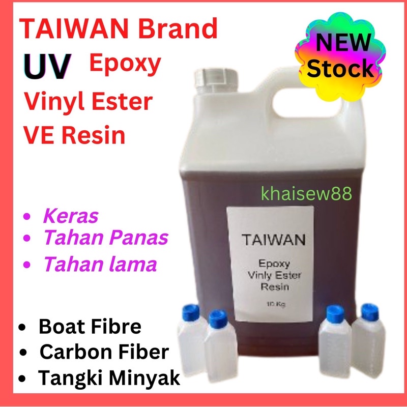 UV Epoxy Vinyl Ester Resin / UV VE Resin Carbon Fiber / Carbon Fibre ...