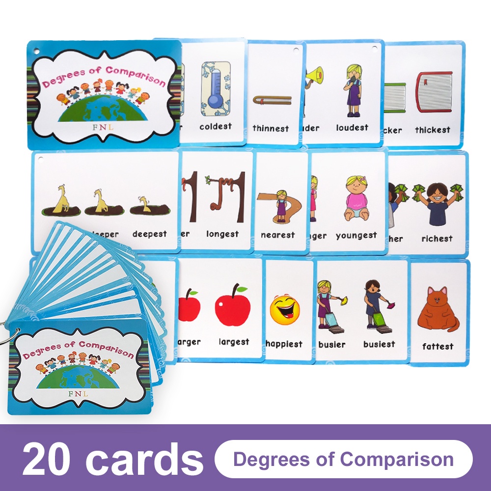 kids Learning English Flash Cards Irregular Past Tense Verbs Cards ...