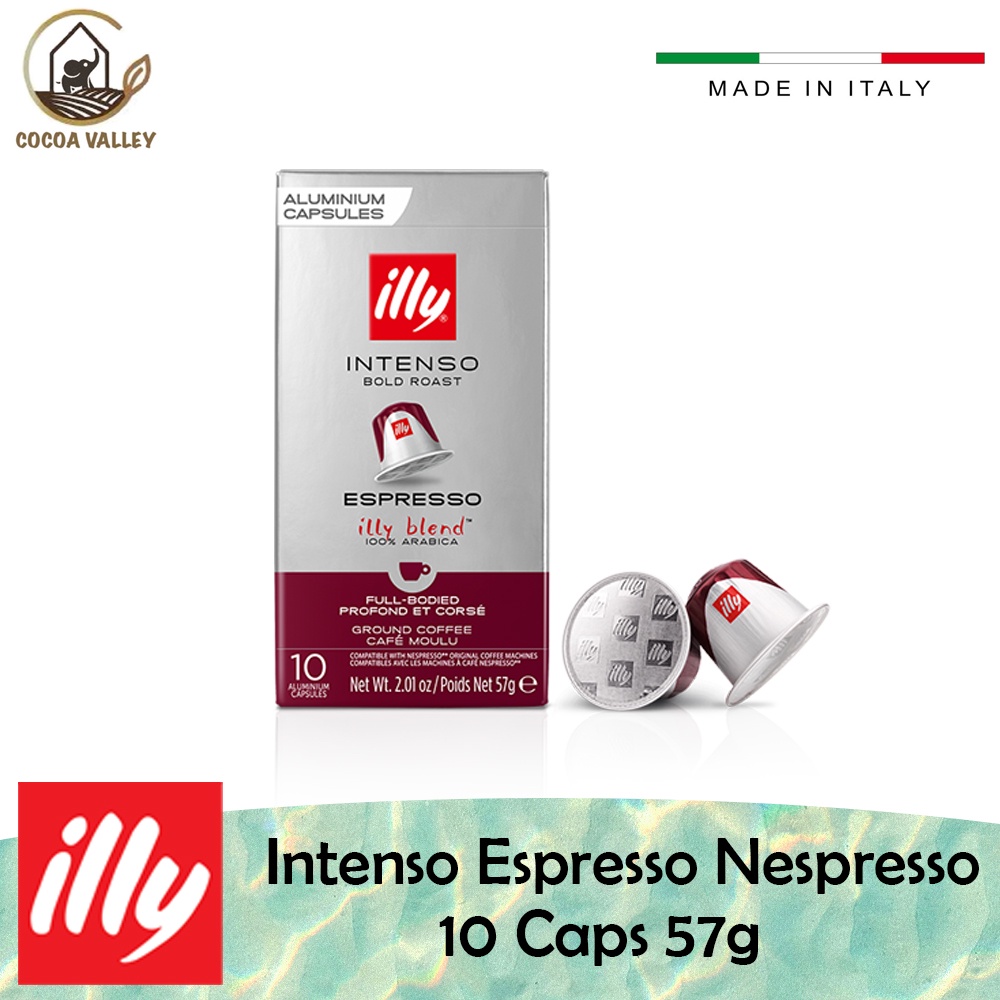 illy Intenso Espresso Nespresso 10 Caps 57g (Made in Italy) | Shopee ...