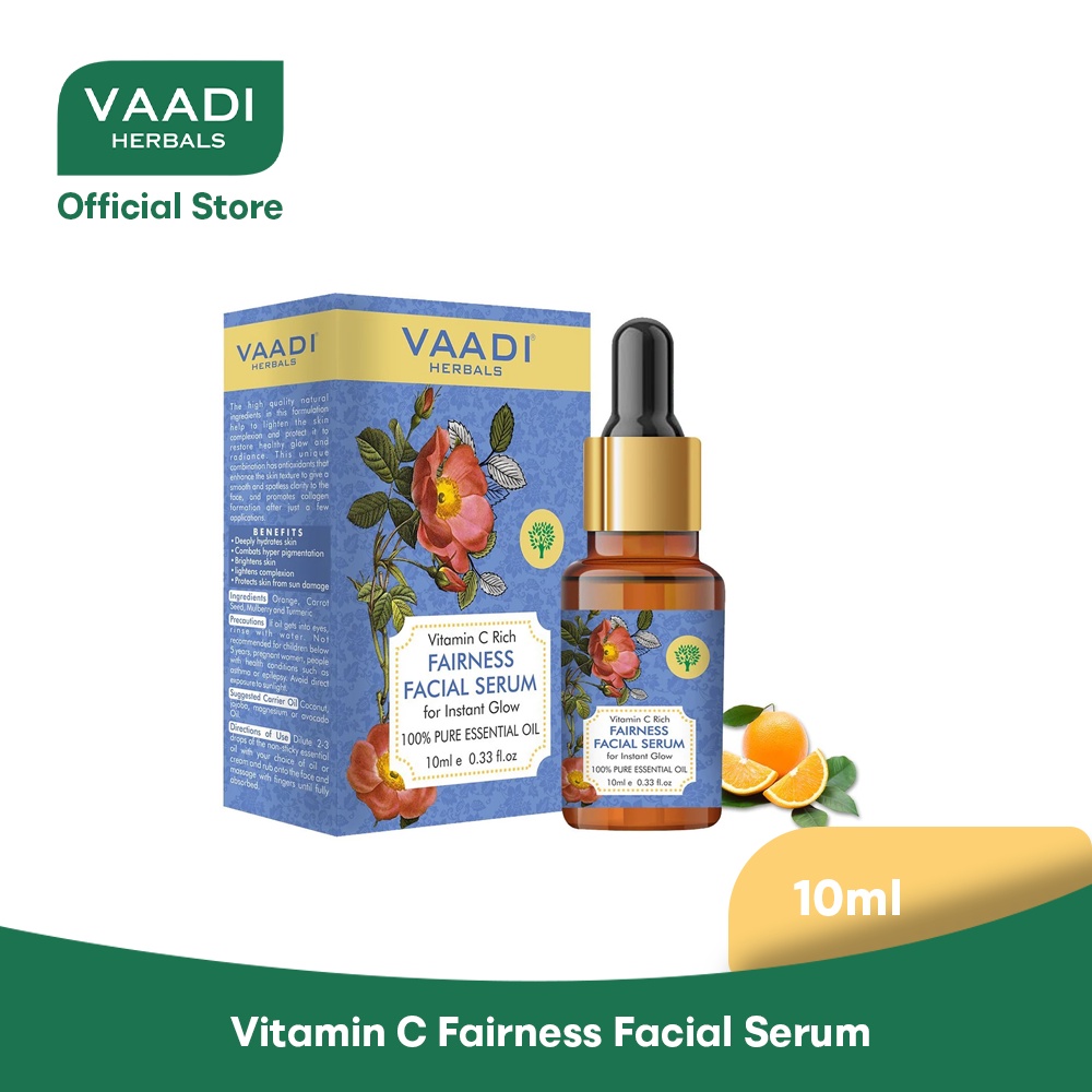 VAADI Vitamin C Fairness Facial Serum - Brightens Skin, Lightens ...