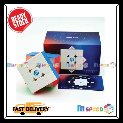 [MSPEEDCUBE] GAN 13 M MAGLEV MAGNETIC 3X3 SPEEDCUBE (UV COATED ...