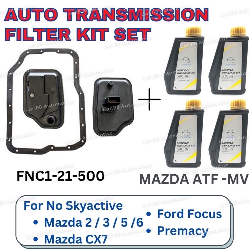 Auto Transmission Filter kit set (FNC1) for No Skyactive Mazda 2/3/5/6 ...