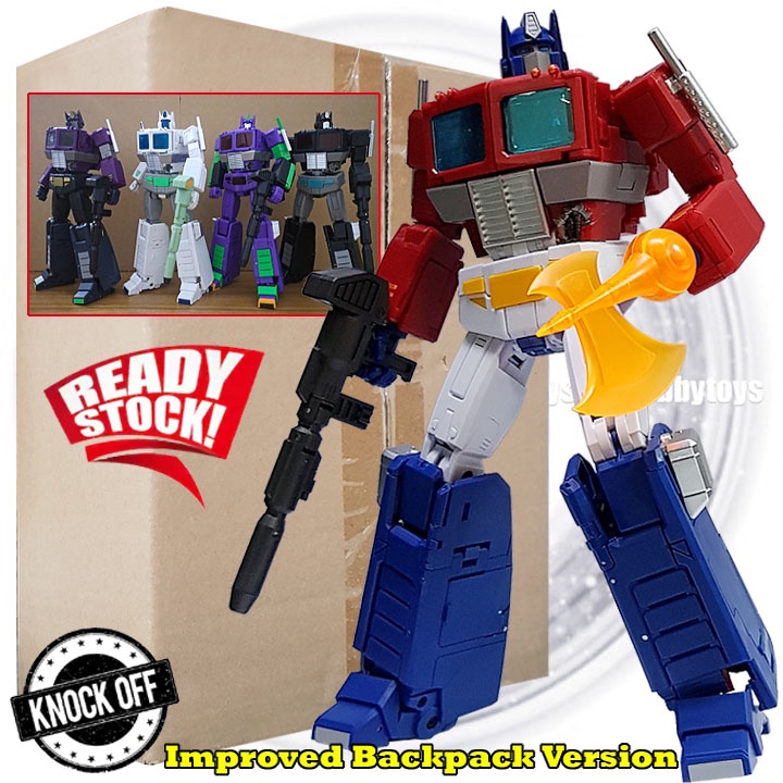 KO Transformable Robot - MP44 Optimus Prime V4 Slim Backpack ( White ...