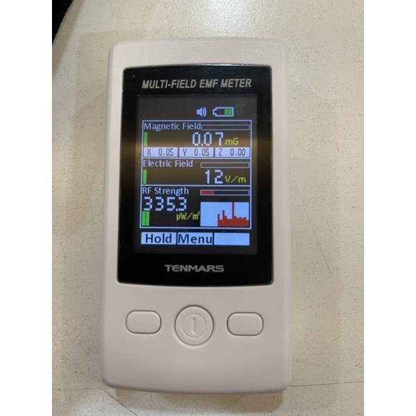 TM-190 3 in 1 Multi-Field EMF Meter RF Gauss Meter with Warning ...