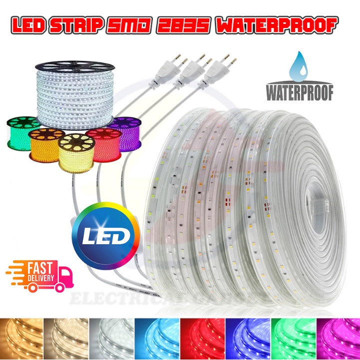 220V LED Strip 2835 High Safety High Brightness Flexible LED IP67 ...