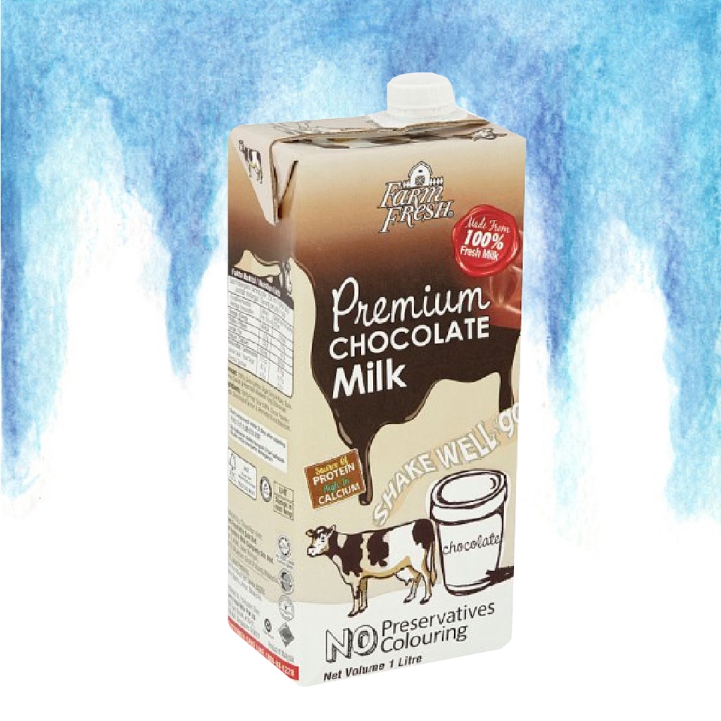 Farm Fresh - UHT Milk 1 Liter (100% Fresh Milk 1 liter, Full Cream Milk ...