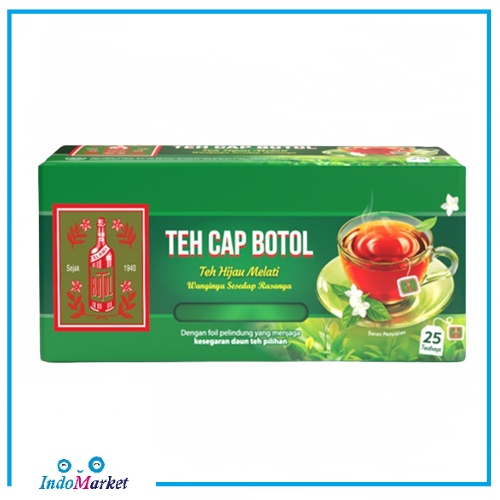 TEH CAP BOTOL HIJAU AROMA MELATI ISI 25 Bags (Ready Stok) | Shopee Malaysia