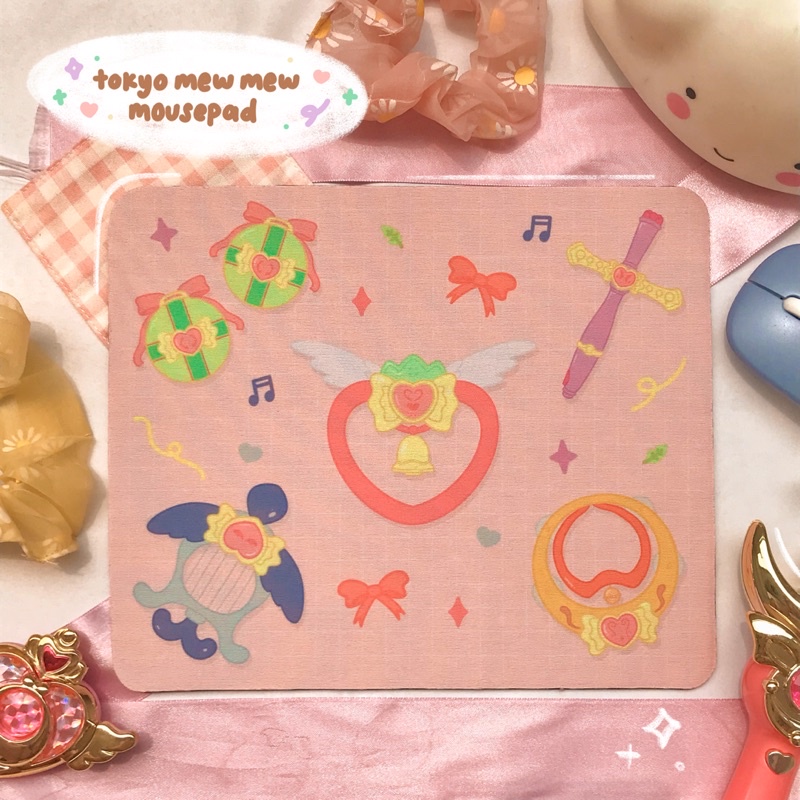 Tokyo mew mew mousepad // breath of lilac | Shopee Malaysia