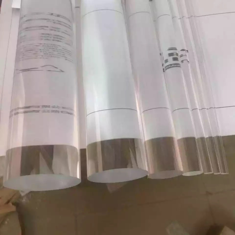 (Acrylic) Transparent mica stick / mica cylinder 8mm thick x 10cm long ...