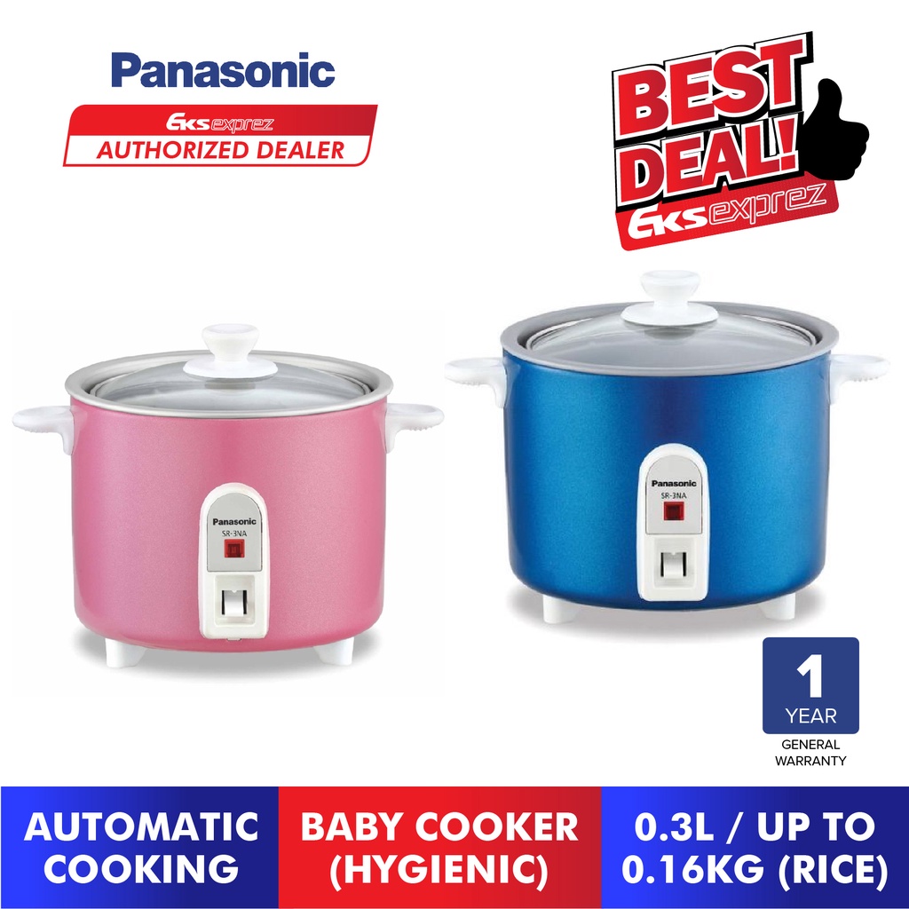 Panasonic Baby Mini Rice Cooker 0.27L SR-3NAPSK (Pink) / SR-3NAASK ...