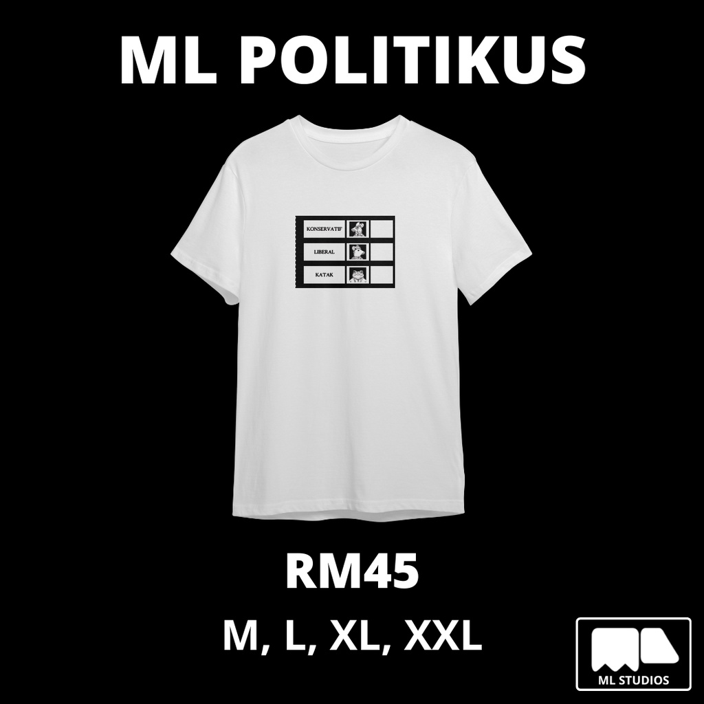 ML Studios Politikus T-shirt (Short Sleeve) | Shopee Malaysia