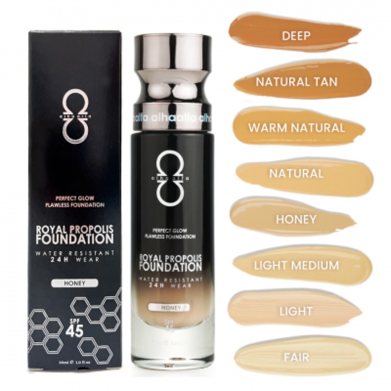 💥💯Original HQ💥Alha Alfa Royal Propolis Perfect Glow Foundation | Shopee ...
