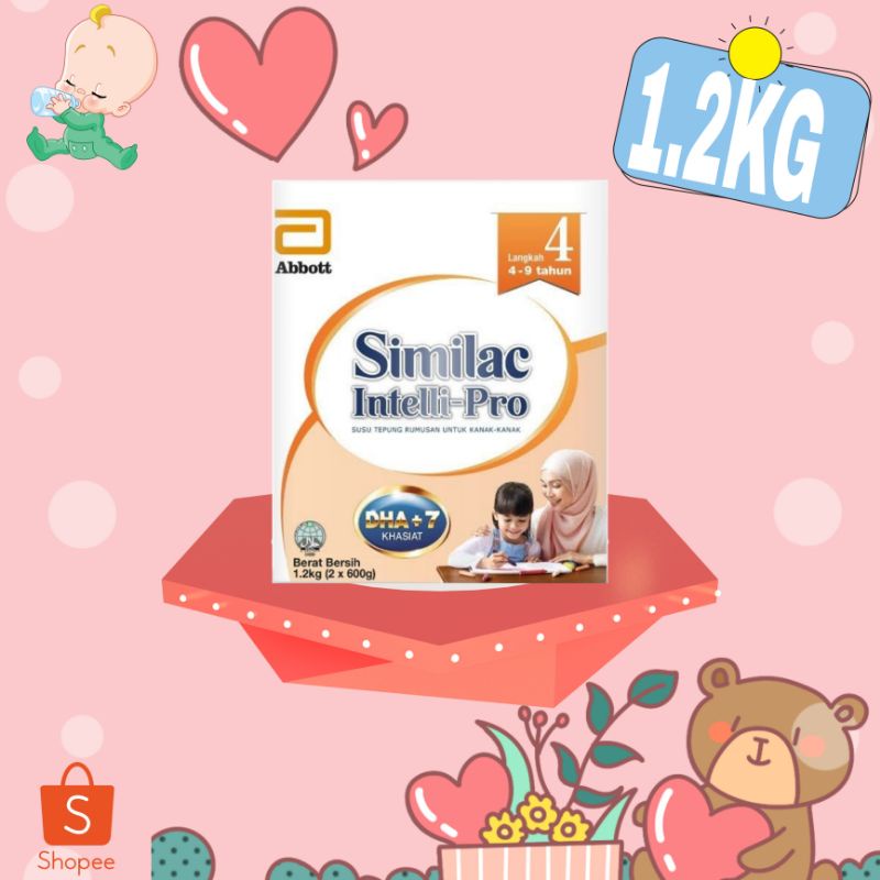 Similac Intelli-Pro Step 4 Growing Up Milk Formula (1.2kg) | Shopee ...