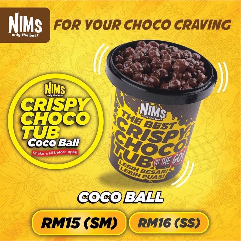 COCO BALL (Crispy Choco Tub) | Shopee Malaysia