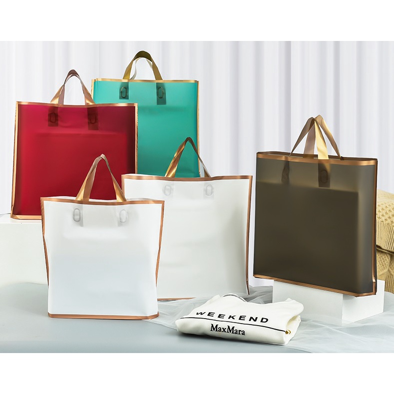 (+-50pcs) Gold Frame Fancy Shopping Bag Tote Bag Cosmetic Bag Gift Bag ...