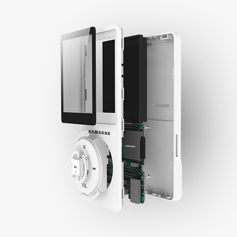 Samsung Walkman Portable MP4 Player LCD Screen Radio Video Music Memory ...