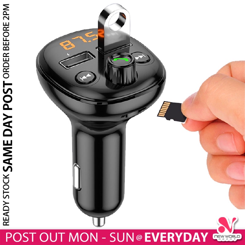 𝟳 𝗖𝗛𝗔𝗡𝗚𝗜𝗡𝗚 𝗖𝗢𝗟𝗢𝗥 》Dual USB Charging Port Car MP3 3.1A LED Display ...