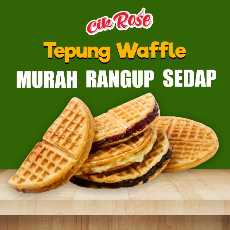 TEPUNG WAFFLE CRISPY 1KG RANGUP,SEDAP DAN BERSIH | Shopee Malaysia