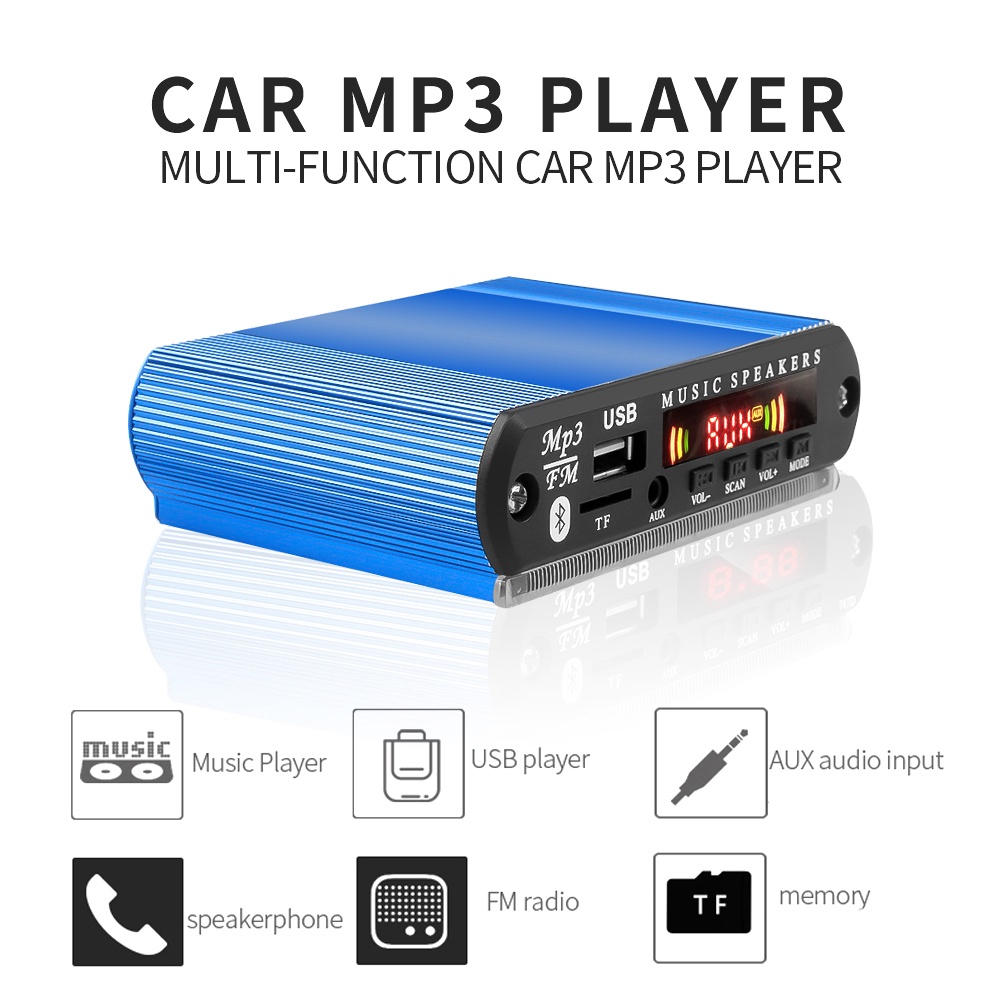 Wireless Bluetooth MP3 Decoder Board MP3 Player with Recording Function ...