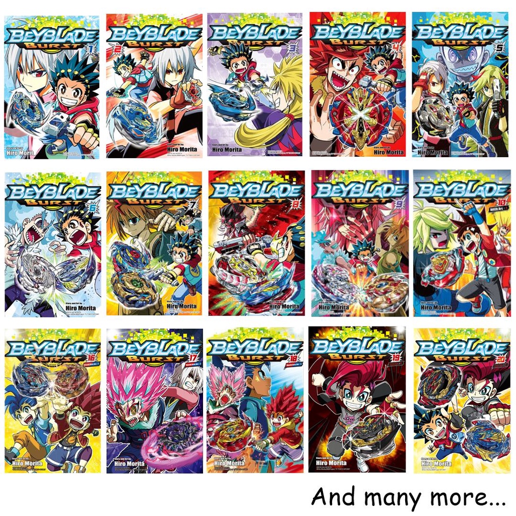 [Original] Beyblade Burst Comics Manga Volume 1 - 20 By Hiro Morita (Paperback) | Shopee Malaysia