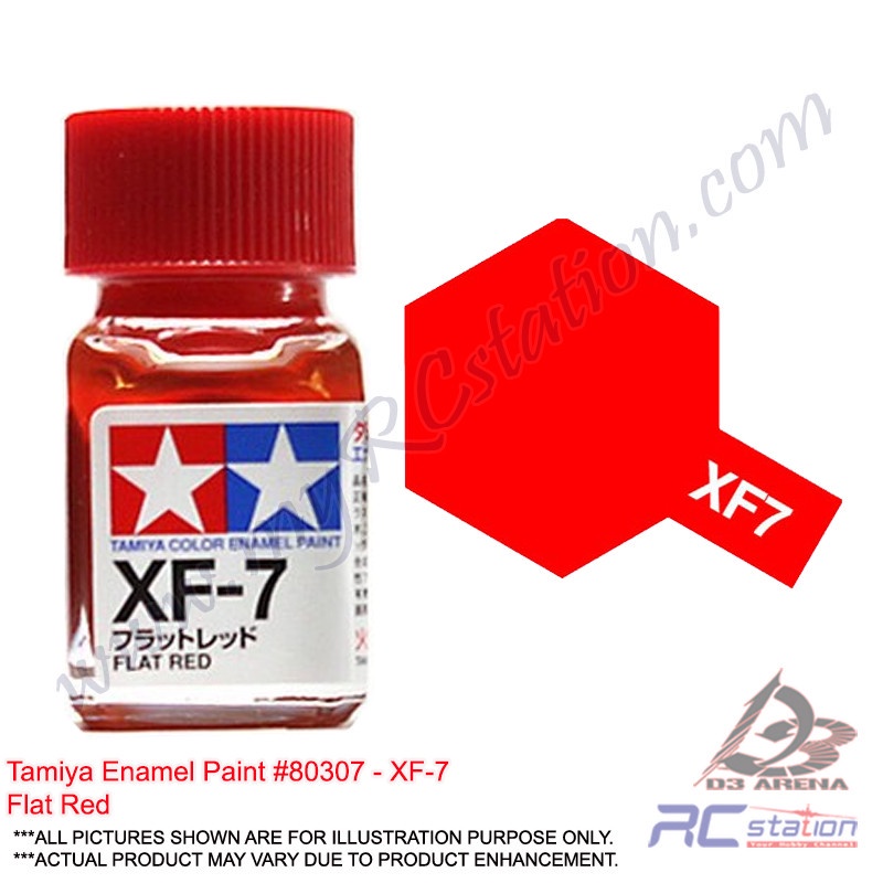 Tamiya Enamel XF-7 Flat Red Paint (Flat) | Shopee Malaysia