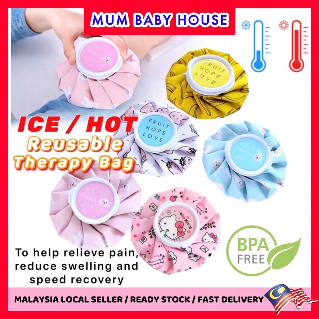 2 In 1 Reusable Ice Bag Pack & Hot Water Bag / Bag Tuam Ais & Air Panas ...