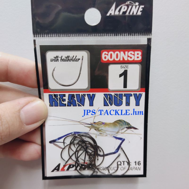 Alpine prawn hook with baitholder 600NSB mata kail udang alpine 600NSB ...