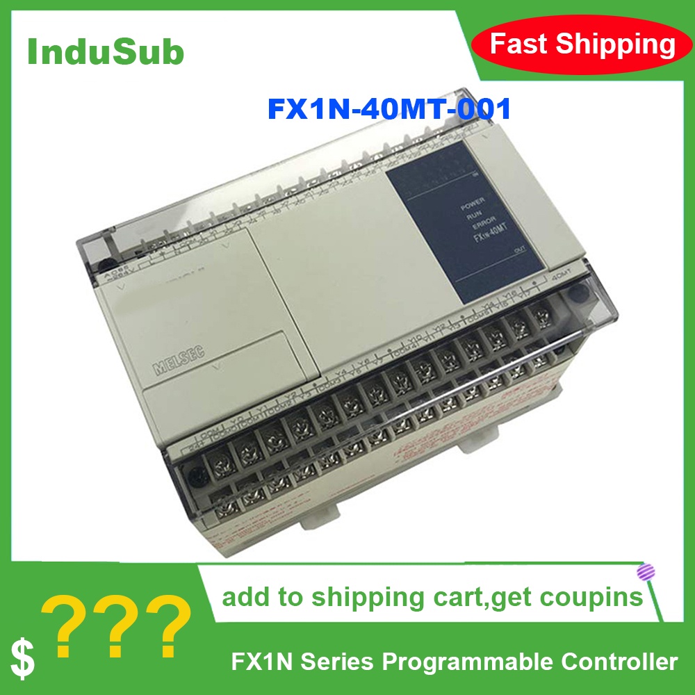 SZ FX1N-40MT-001 FX1N-40MR-001 FX1N Series Programmable Controller FX1N-40MT PLC Main Unit ...