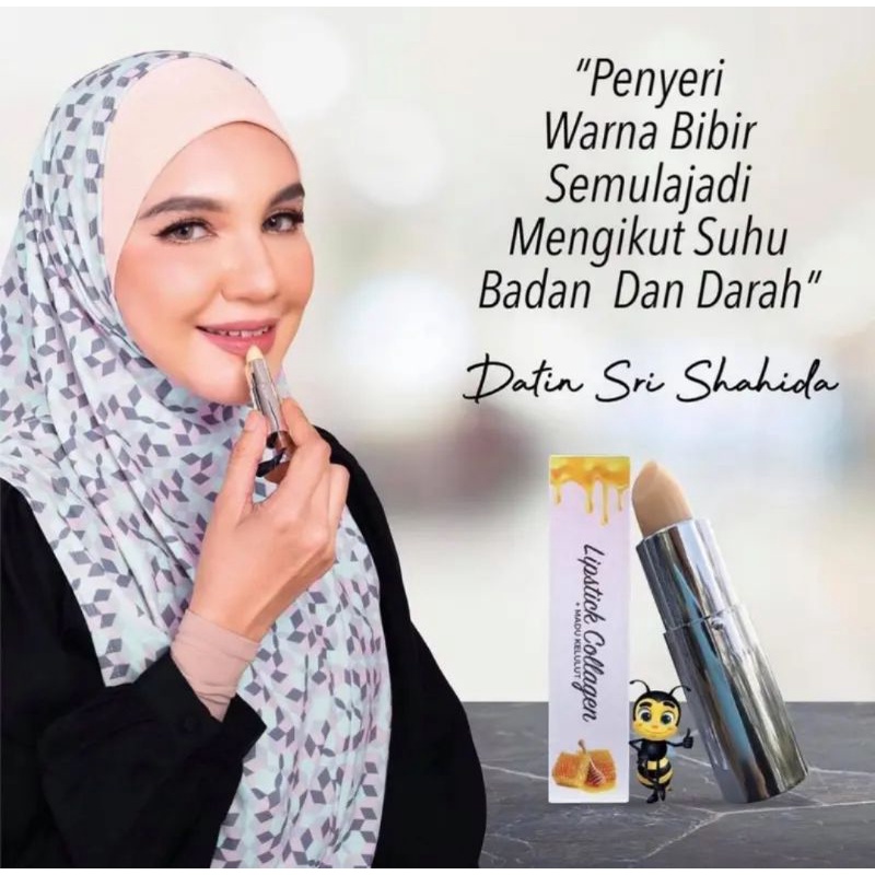 🍁 LIPSTICK COLLAGEN DHERBS LIP BALM BY DATO ALIF SYUKRI 🍁 | Shopee Malaysia