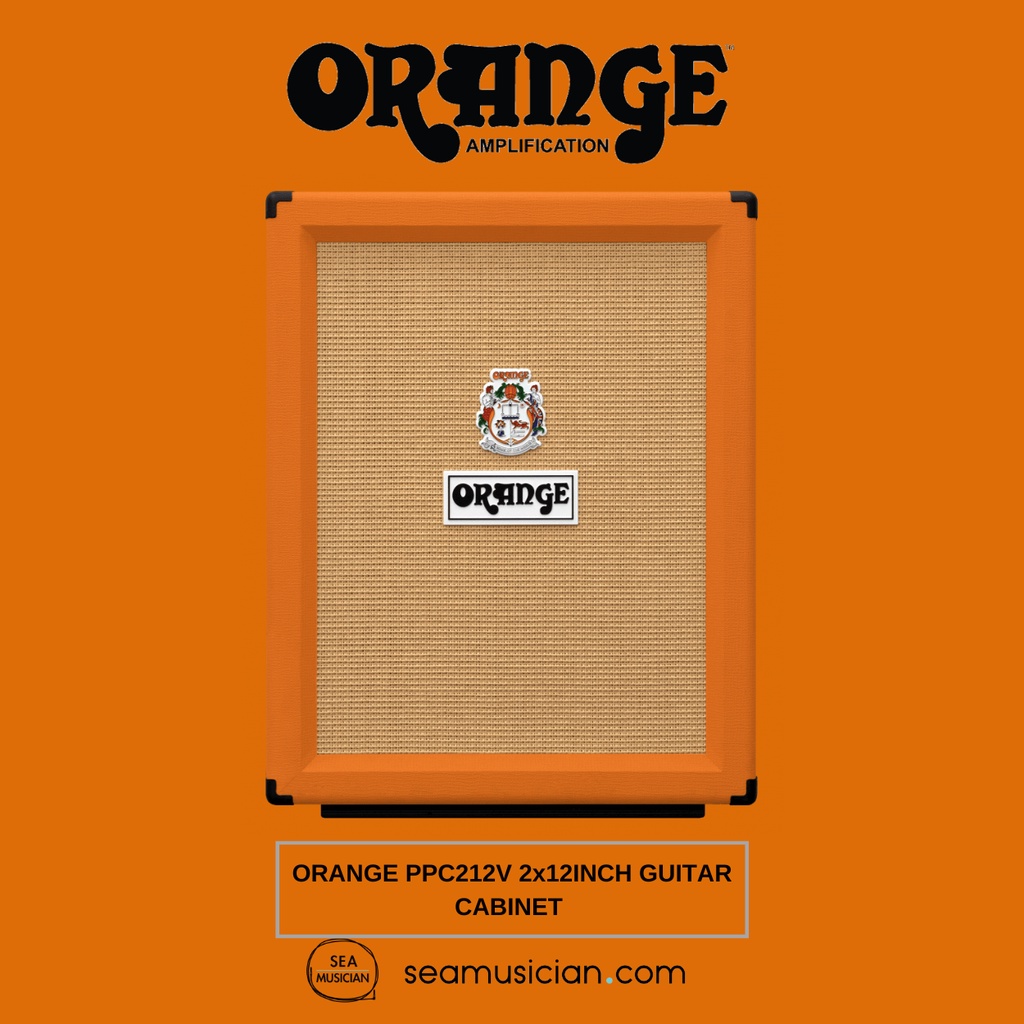 ORANGE PPC212V 2x12INCH GUITAR CABINET MADE IN UK (PPC-212V, PPC 212V ...