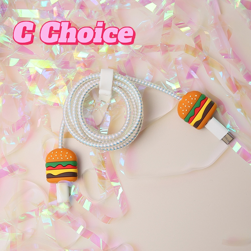 1.4m Spiral Cord Protector Charging Cable Protector charger cord ...