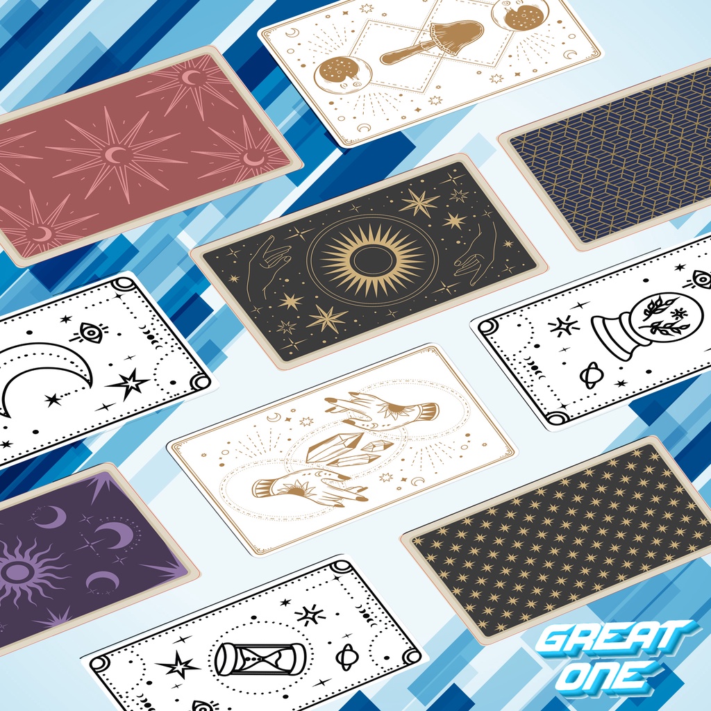 Tarot Card Cover Sticker Access Touch n Go Skin ATM Bank Debit Credit ...