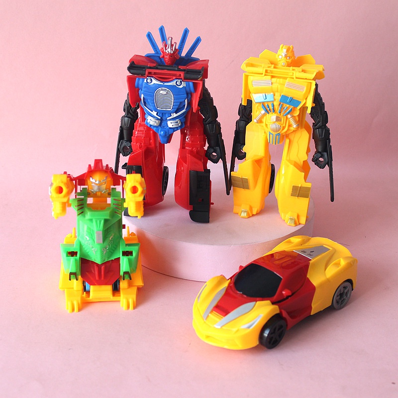 Robot Transforming Mecha Toys Mini Deformation Robot Vehicle Toys Gifts ...