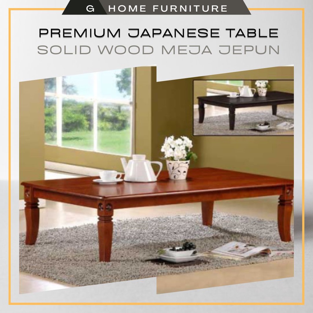 🔥OFFER🔥G HOME Solid Wood Japanese Table Wood Japanese Coffee Table ...