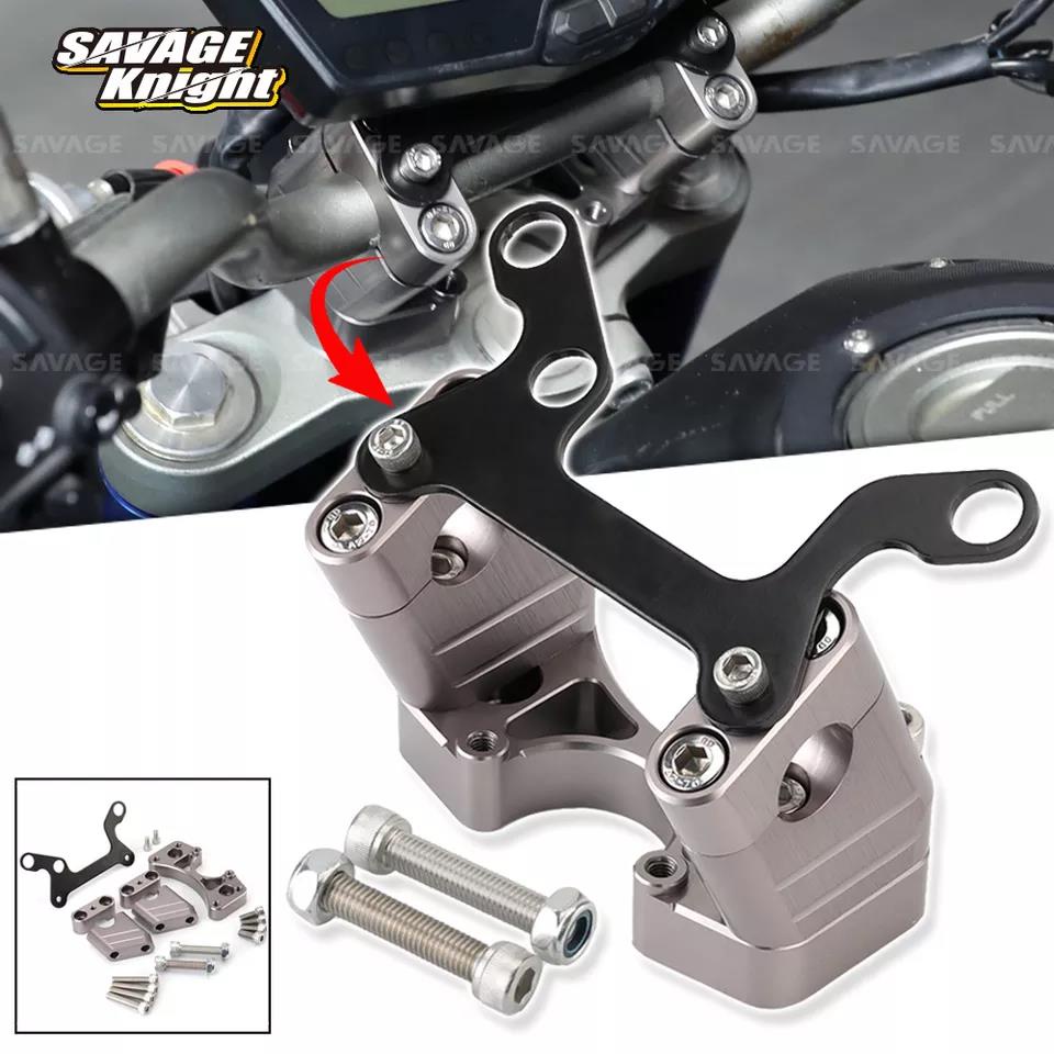 Handlebar Riser Clip Adapter For YAMAHA MT-07 FZ-07 MT07 FZ07 14-2020 ...