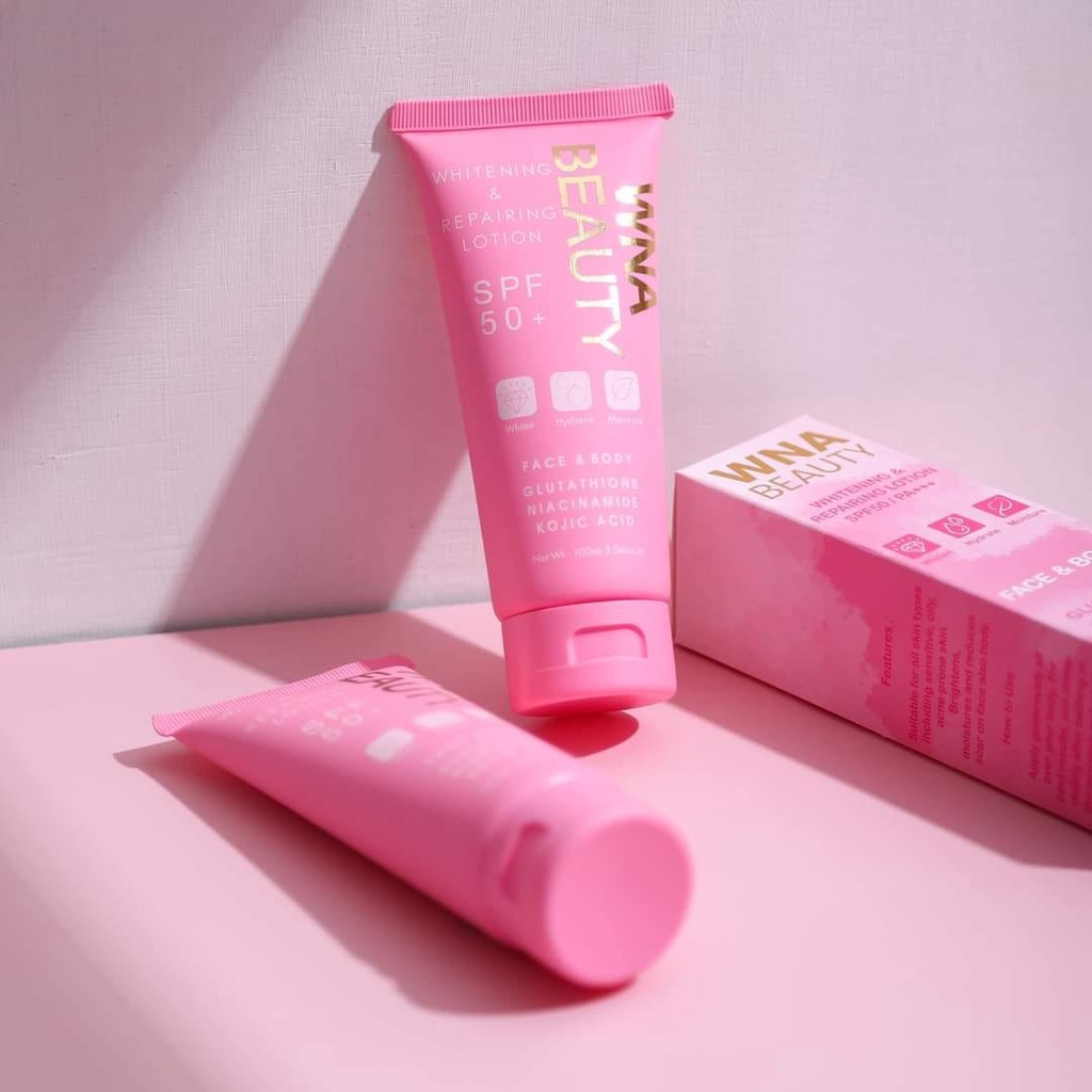 WNA BEAUTY WHITENING & REPAIRING LOTION SPF 50 [READY STOCK] | Shopee ...