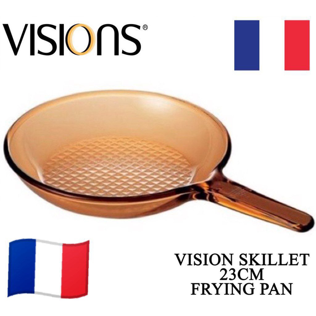(Ready Stock!!) Visions 23cm Skillet (VSS-9) Frying Pan Frypan | Shopee ...