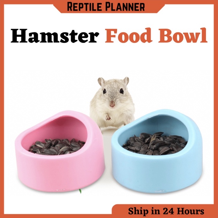Hamster Bowl Hamster Water Plate Small Animal Bowl Food Feeding Dish ...