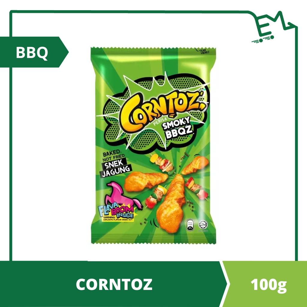 CORNTOZ Corn Snack (BBQ/Chilli Cheese/Hot & Spicy) 100g | Shopee Malaysia