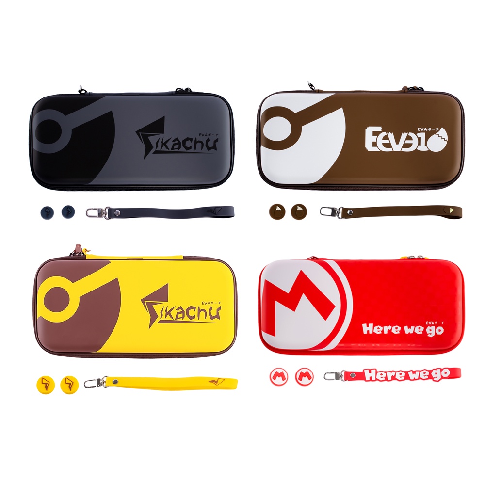 For Nintendo Switch OLED Pokemon let's go Pikachu and Eevee storage ...