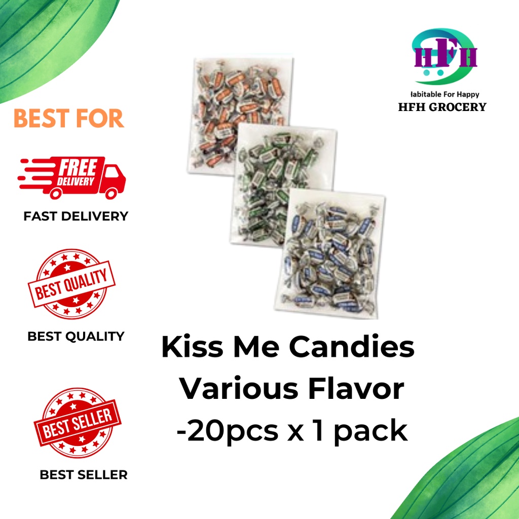 🔥Kiss Me Candies Various Flavor - Blackcurrant / Orange Ginger / Honey ...