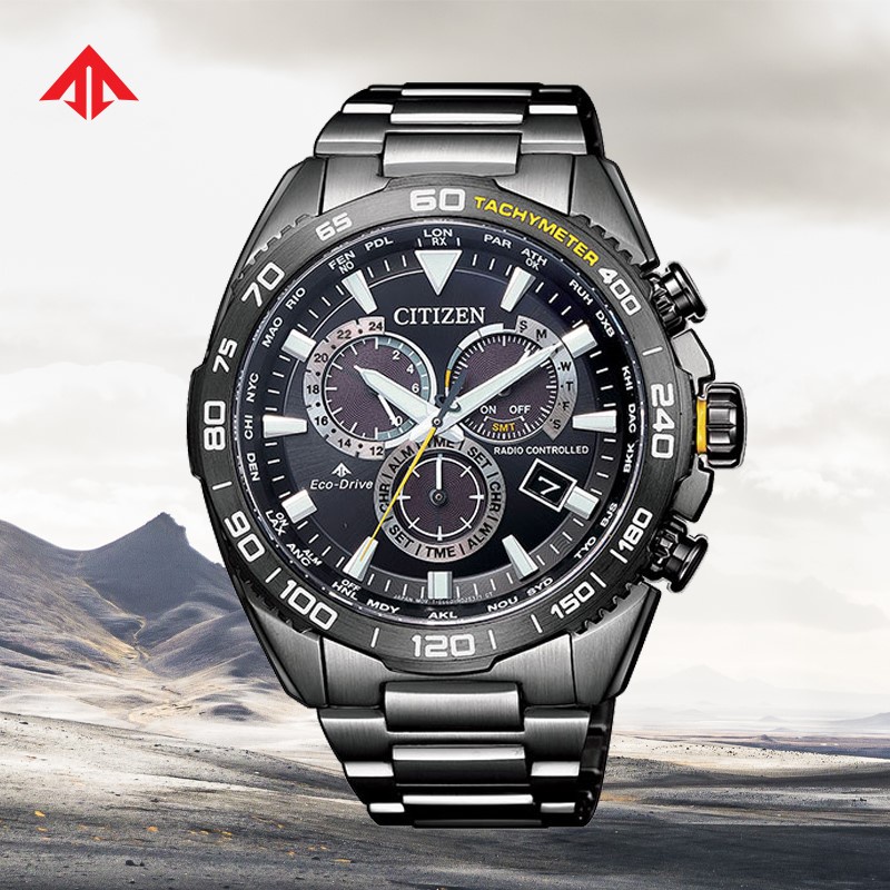 CITIZEN PROMASTER Radio Controlled World Time Eco-Drive CB5037-84E 200M ...