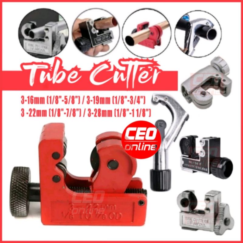 CEO 🇲🇾 3-22mm Copper Pipe Cutter Pliers Copper Aluminium Steel Tube Air ...