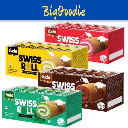 [BFD] Oriental Food Fudo Swiss Roll Cake 12gm x 24pieces | Shopee Malaysia