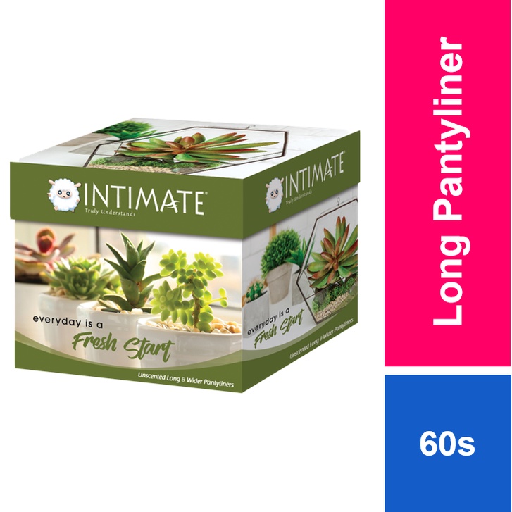 Intimate Long Pantyliner Box 60s | Shopee Malaysia