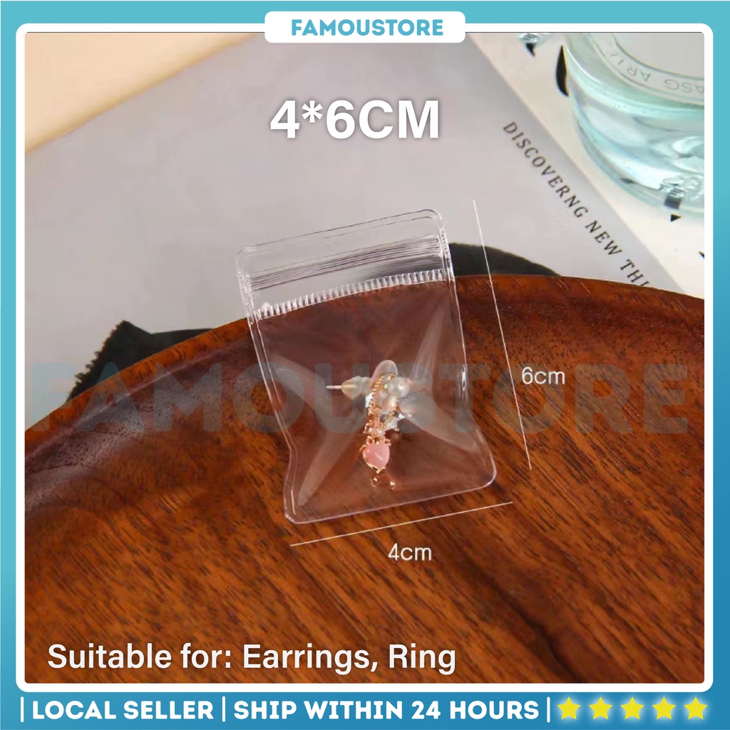 PVC Zipper Bag Jewellery Bag Jewelry Mini Zip Lock Bag Transparent ...