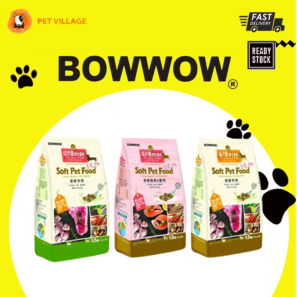 BOW WOW Super Premium Soft Pet Food For Dogs - Puppy Lamb/Adult Lamb ...
