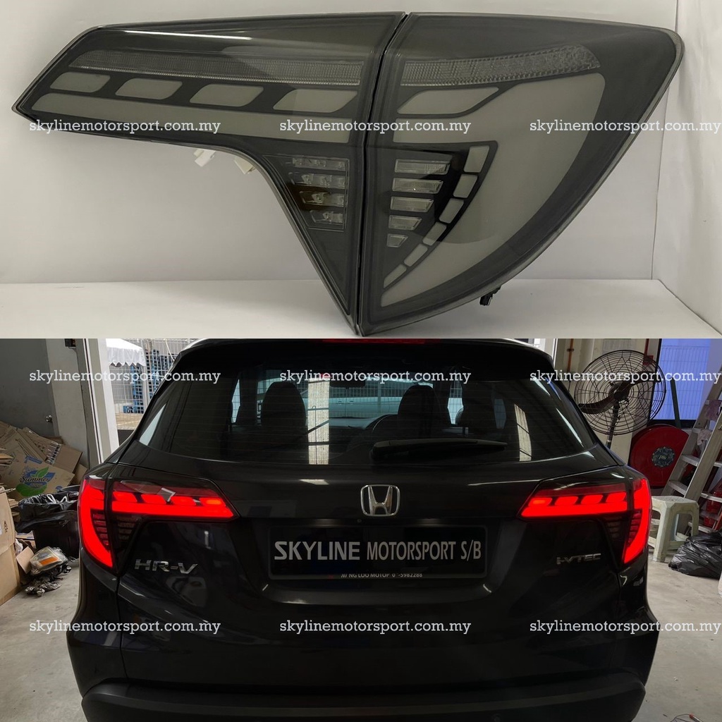 Honda HRV HR-V LED Tail Lamp Light Bar Version 3 Smoke 2014 2021 ...