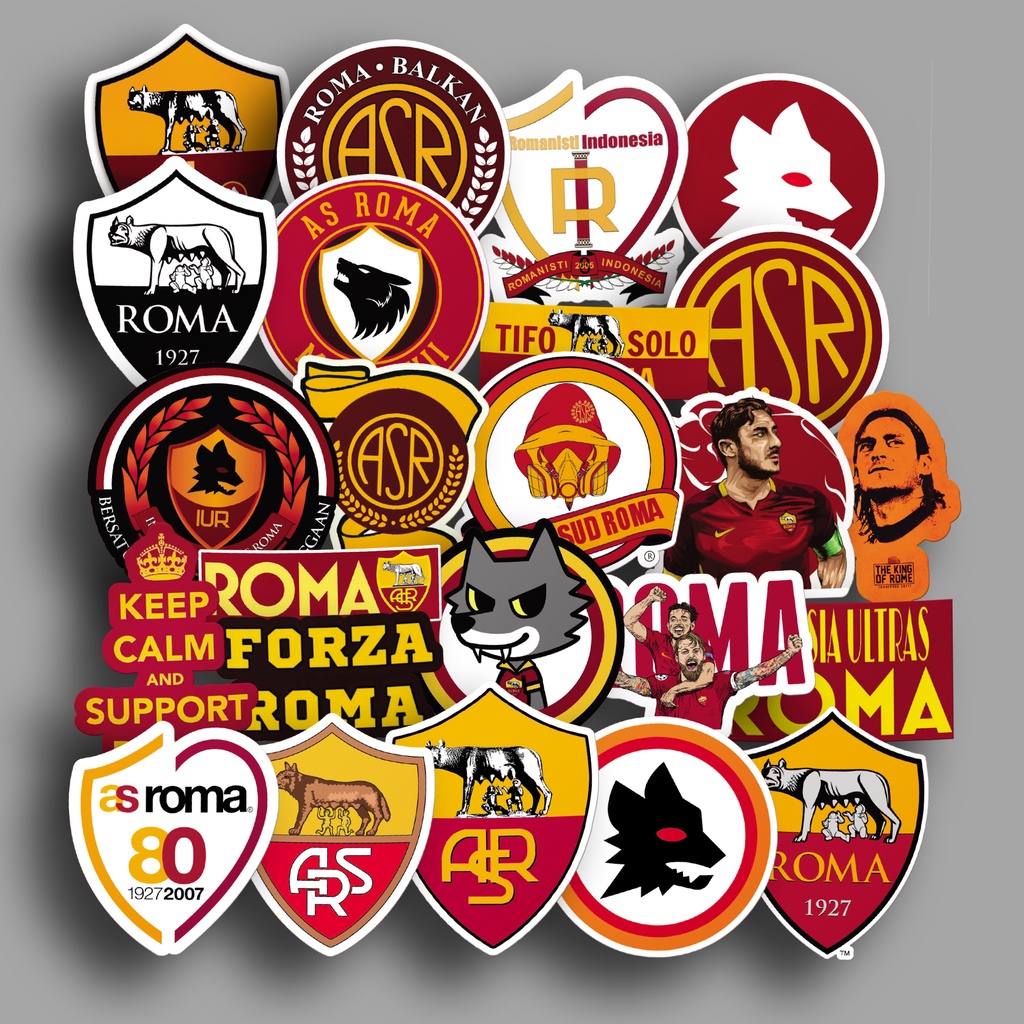 Roma As Ball Club Aesthetic Sticker For Motorcycle | Shopee Malaysia
