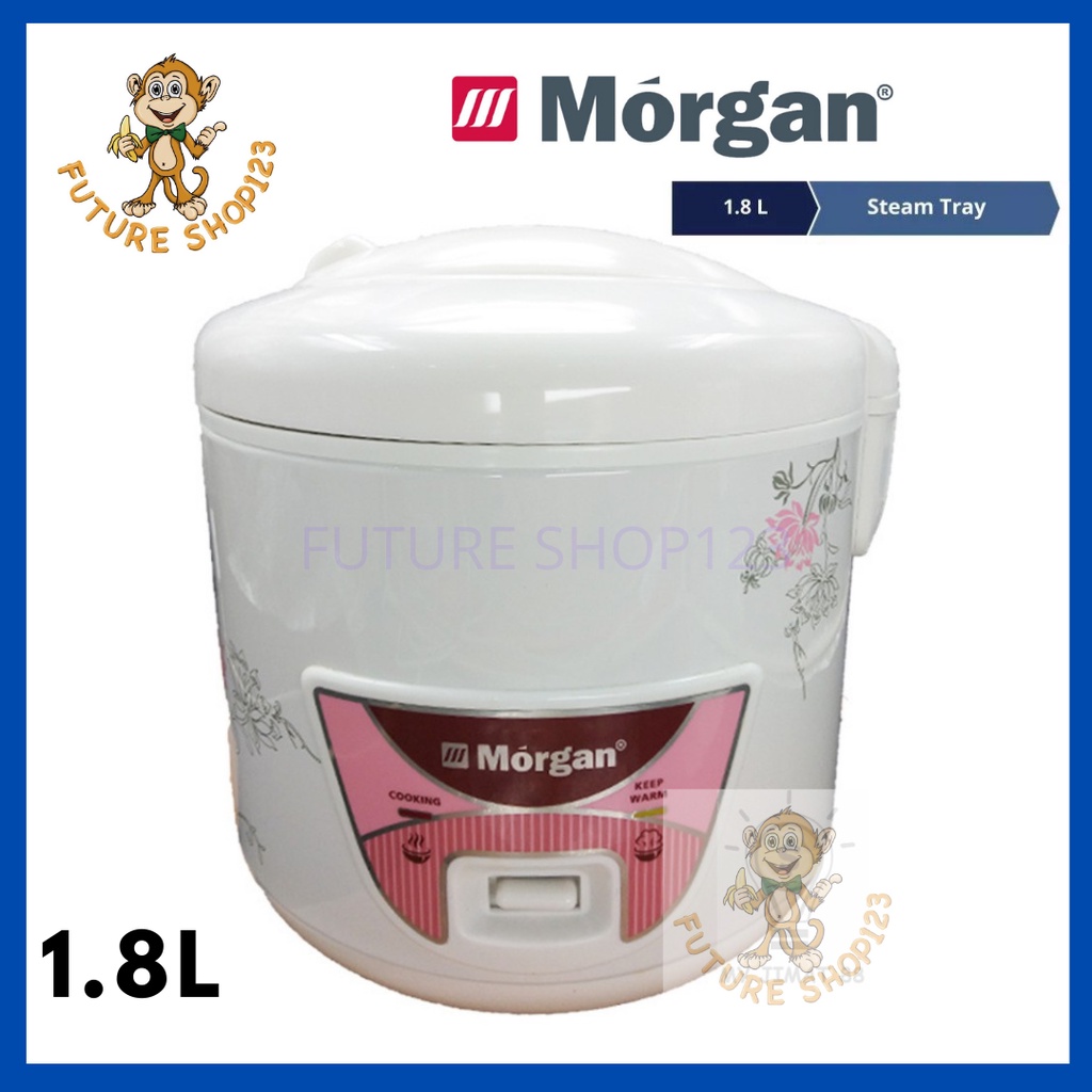 MORGAN RICE COOKER 1.8L MRC-318J/Morgan 1.8L rice cooker pot | Shopee ...